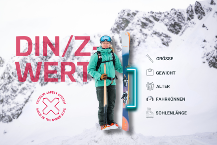 DIN-/Z-Wert bei Skitourenbindungen